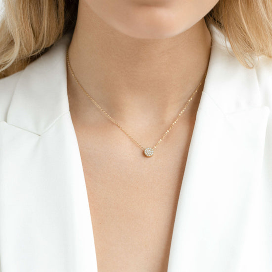 SPARKLING DIAMONDS PENDANT NECKLACE | Ora Gift