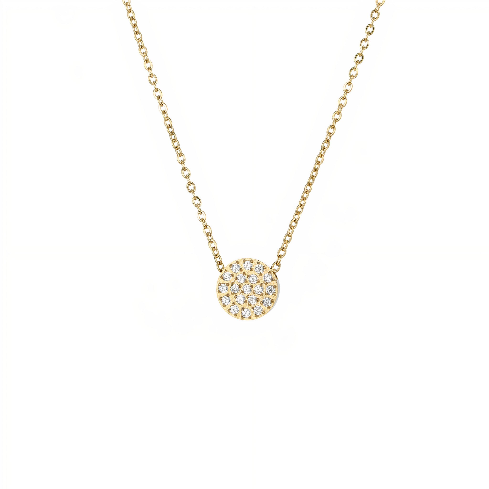 SPARKLING DIAMONDS PENDANT NECKLACE | Ora Gift